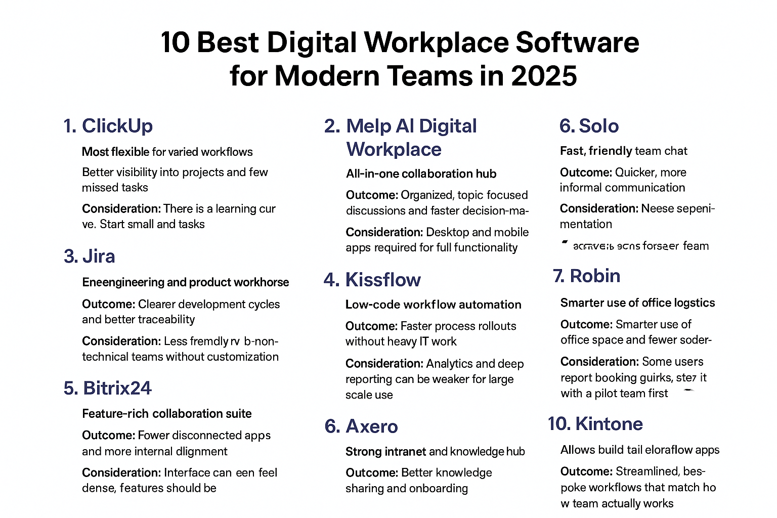10 Best Digital Workplace Software for Modern Teams in 2025 - True ...